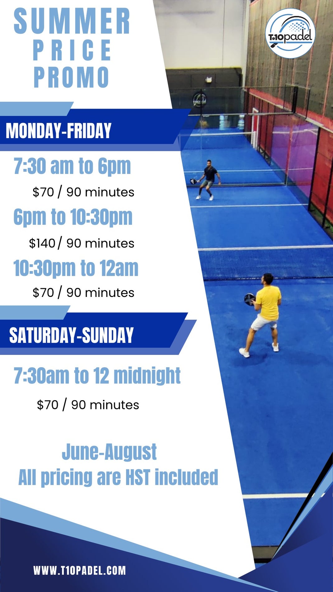 PADEL COURTS – Trio Sportsplex
